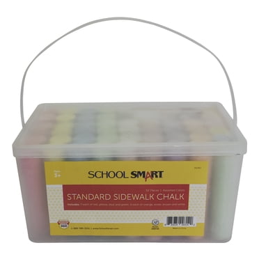 Crayola Washable Sidewalk Chalk In Assorted Colors, 24 Count - Walmart.com