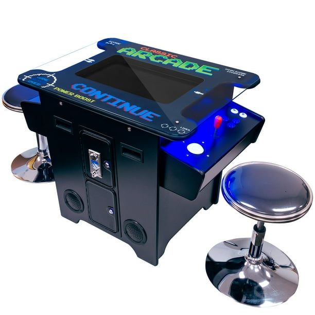 Creative Arcades 2 Player Cocktail Arcade Machine w/ Trackball, 60 ...