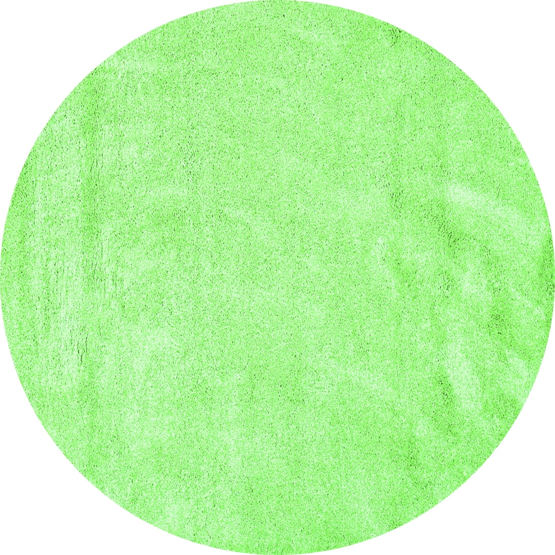 Ahgly Company Indoor Round Solid Green Modern Area Rugs, 8' Round ...