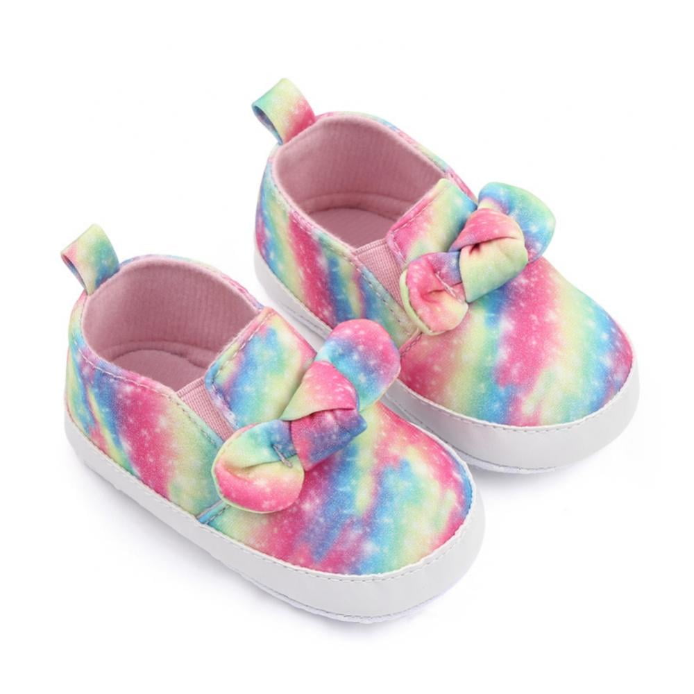 Baby Shoes Colorful Baby Girls First Walker Spring Autumn Crib Shoes ...