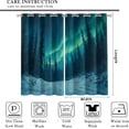Aurora Borealis Blackout Curtains for Home Decor, Forest Starry Sky ...