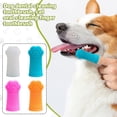 Silicone Pet Finger Toothbrush for Dogs Cats, Gentle Oral Dental Care ...