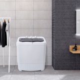 Portable Small Mini-Double Bathtub Washing Machine, DFITO Wash And ...