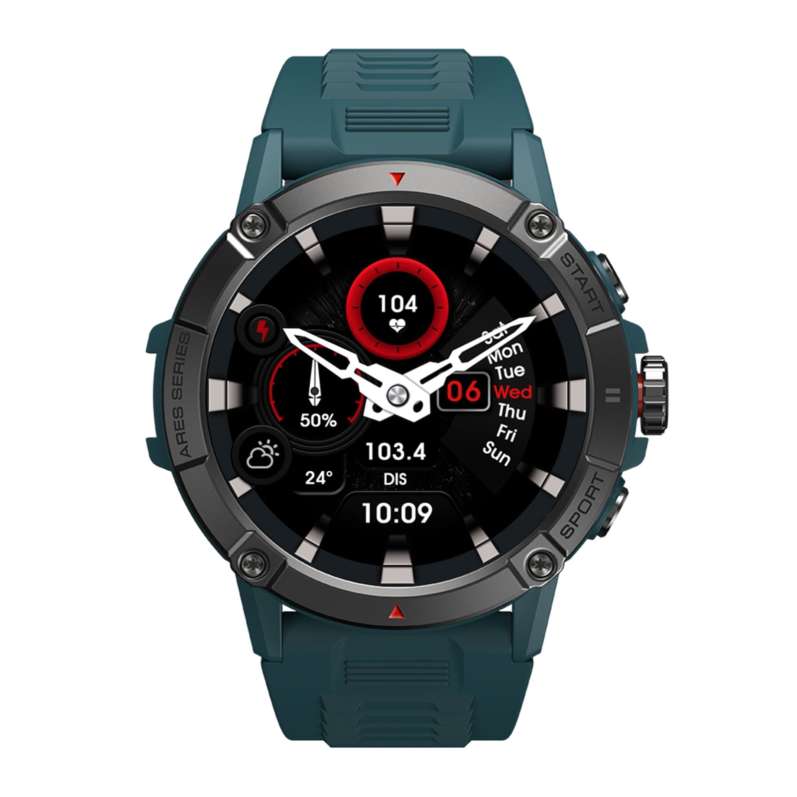 Reloj deportivo Zeblaze Ares 3 Smart Bracelet de 1,52 pulgadas IPS ...