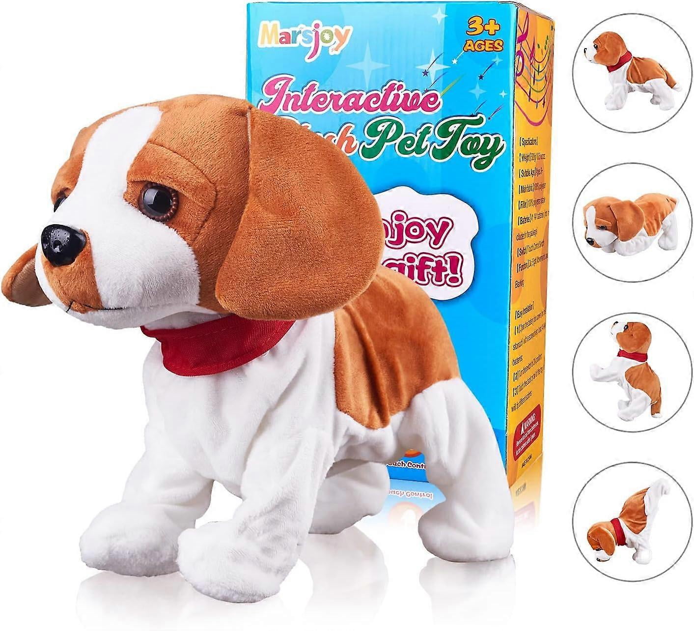 Pekingese Dog Interactive Barking Puppy Plush Animated Pet Electronic ...
