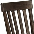 Metal Kick Plate | Solid Rubberwood Counter Chairs | Dark Oak Finish ...