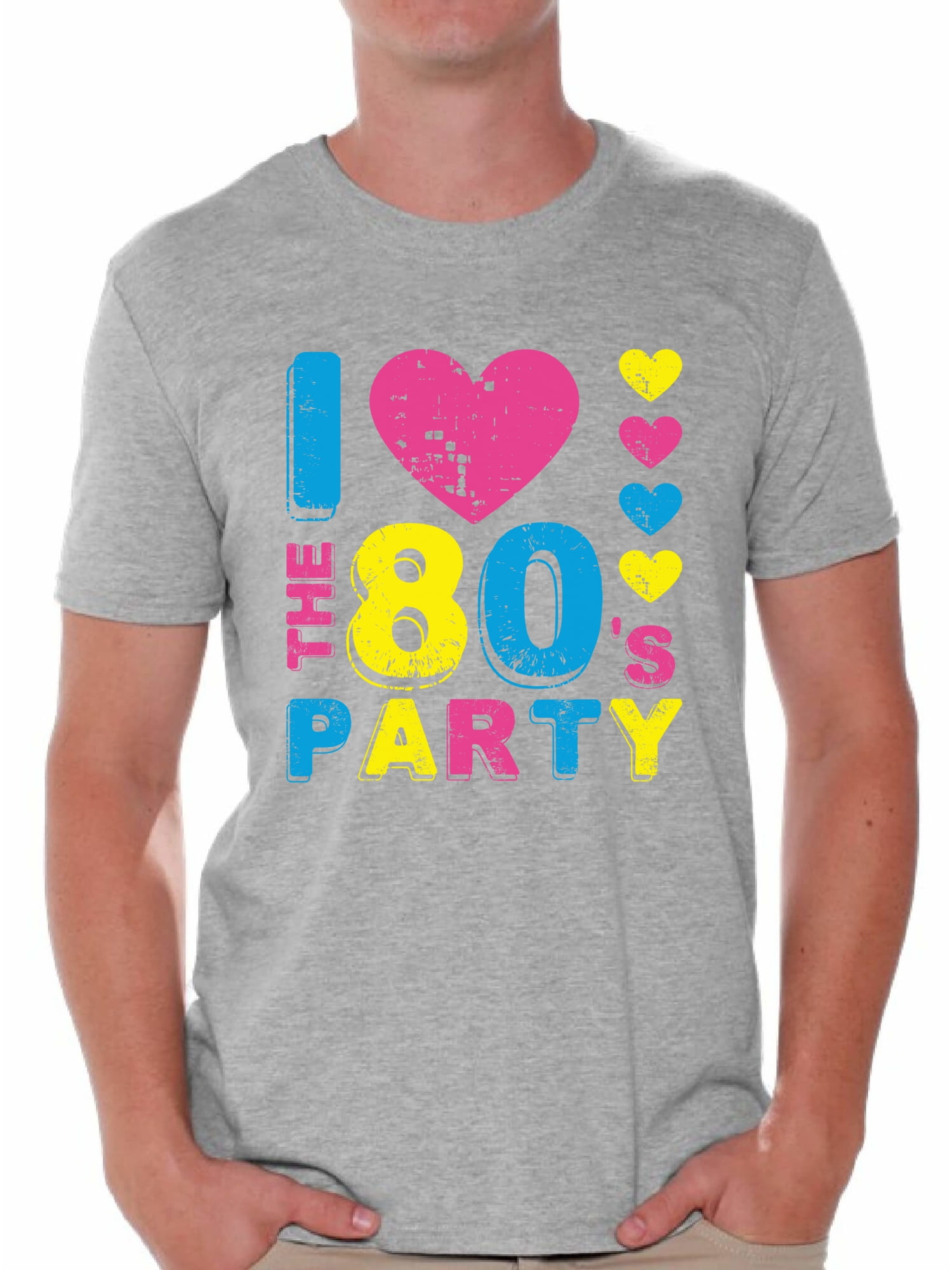Awkward Styles I Love the 80s Party Shirt I Love the 80s Shirt Men 80s ...