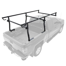 AA-Racks Universal Single Bar Pickup Truck Utility Ladder Rack - Black ...