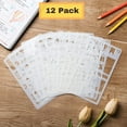 Mr. Pen- 12 Pack Journaling Stencil, 4x7 Inch, Bullet Journaling ...