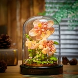 HI-REEKE Flower Micro Mini Building Block Set Hibiscus Bouquet Building ...