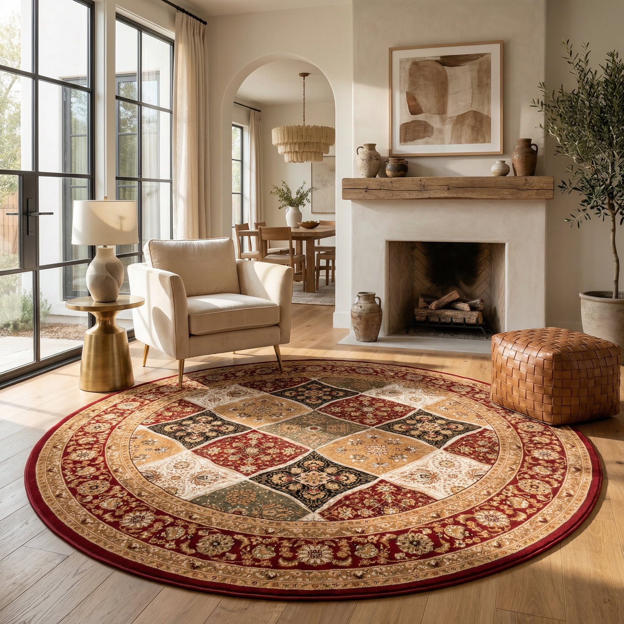 Click here for Rug Branch Majestic Blue 8 Rnd 76 Round prices