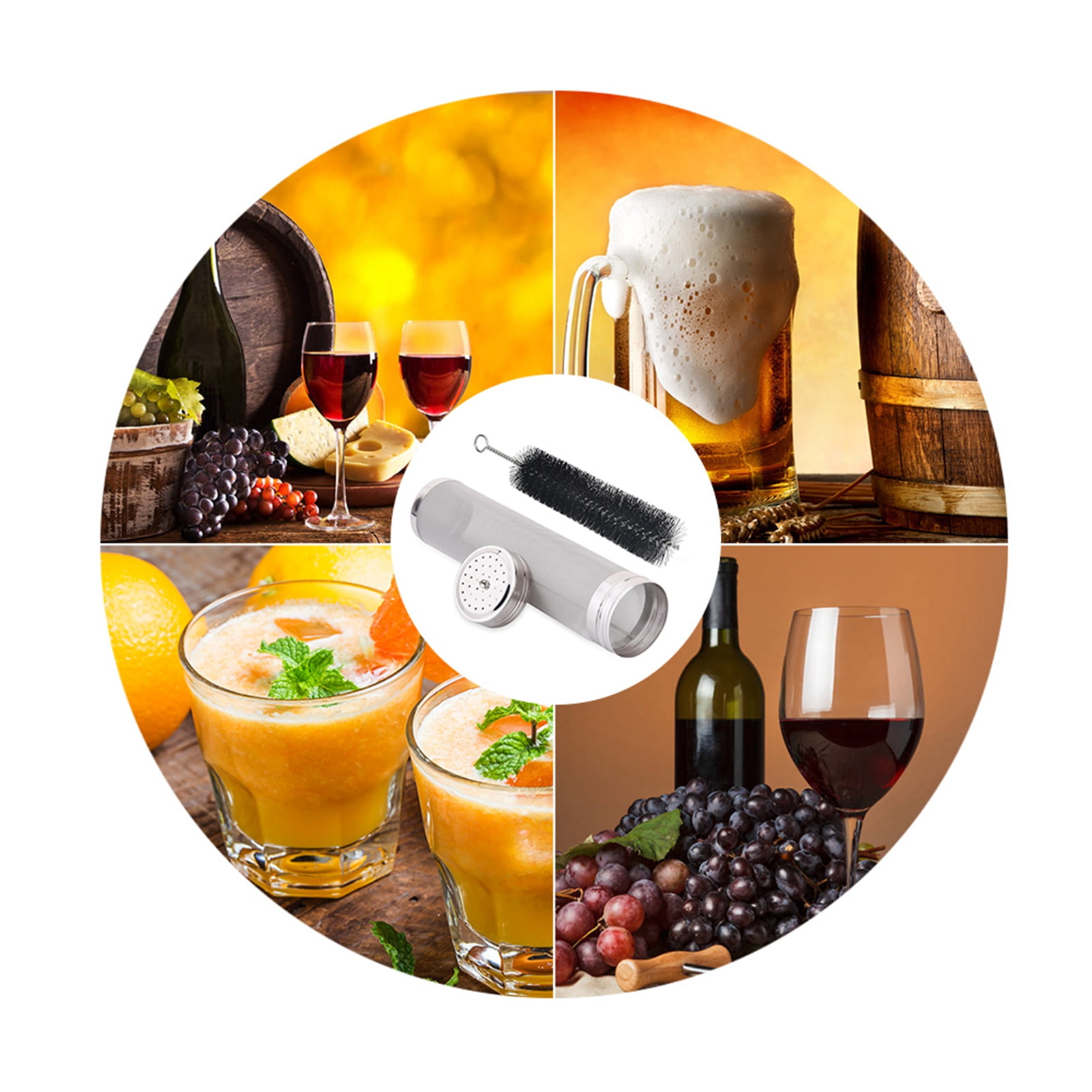 Mesh Filter Beer Brewing Filter Cartridge Wine Making Filters Beer ...