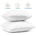 Nestl Decorative Throw Pillow Inserts, Pack of 2, 24x24 Square Pillow ...