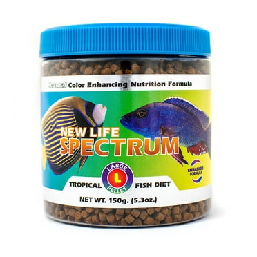 New Life Spectrum Tropical Fish Diet Fish Food Pellets, 300 g - Walmart.com