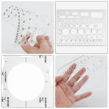 3pcs Circle Templates for Drafting Flexible Circle Stencils with ...