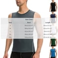 Compression Shirt Men Sleeveless Tee Tank Tops Workout Running Quick ...