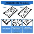 WB31X27151 WB31X24736 Stove Grate Replacement Parts for Gas Stove, Cast ...