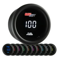 MaxTow | Black & Blue Double Vision Series 100 PSI Fuel Pressure Gauge ...