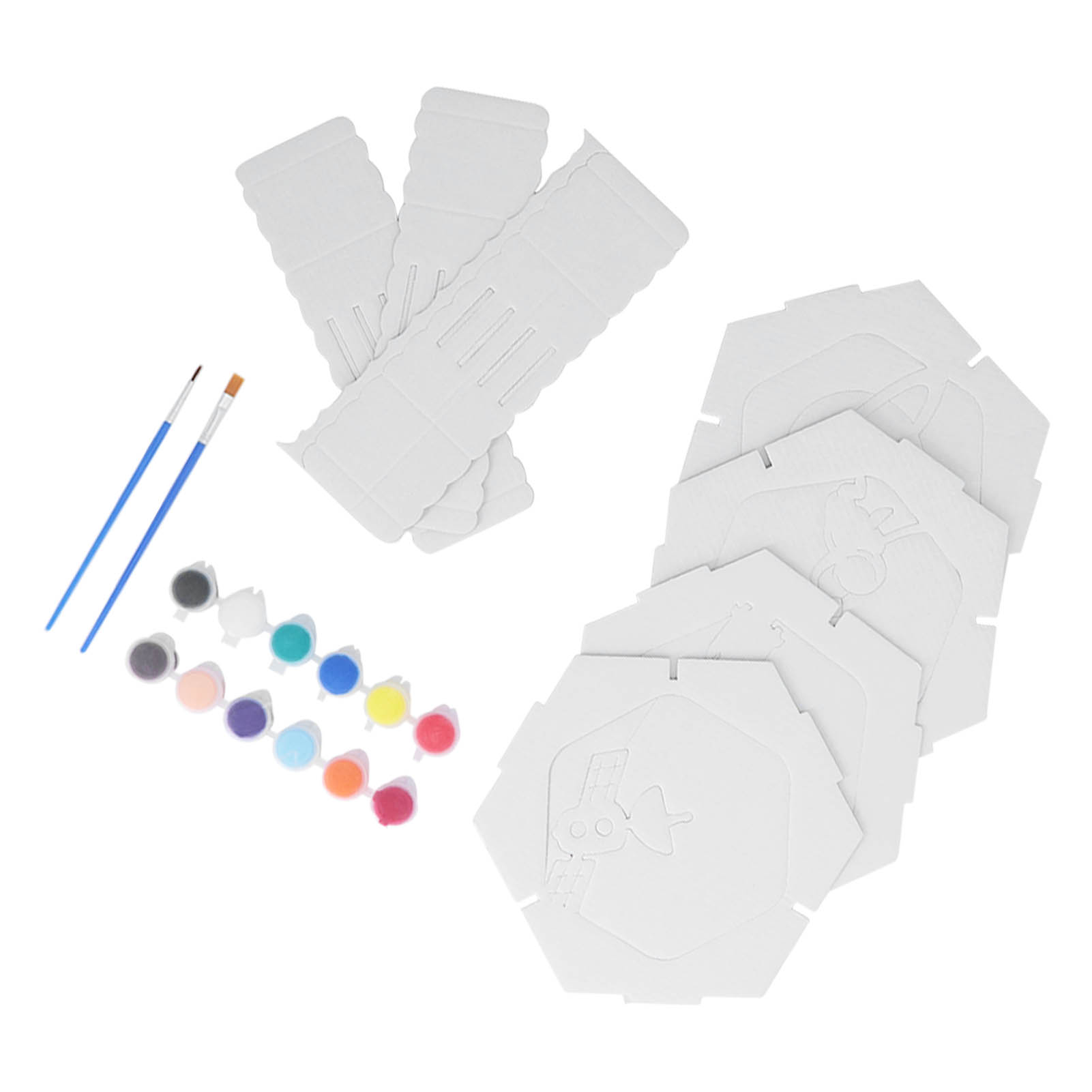 Space Papercraft Kit Eco Friendly 12 Pigmentos 3D Space Papercraft para ...