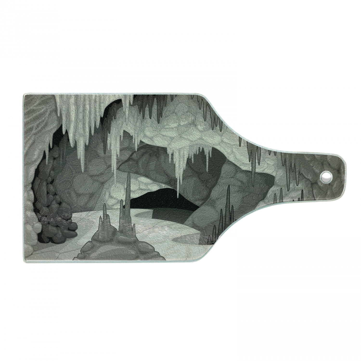 Cave Cutting Board, Inside the Cavern with Stalagmites Speleology Theme ...
