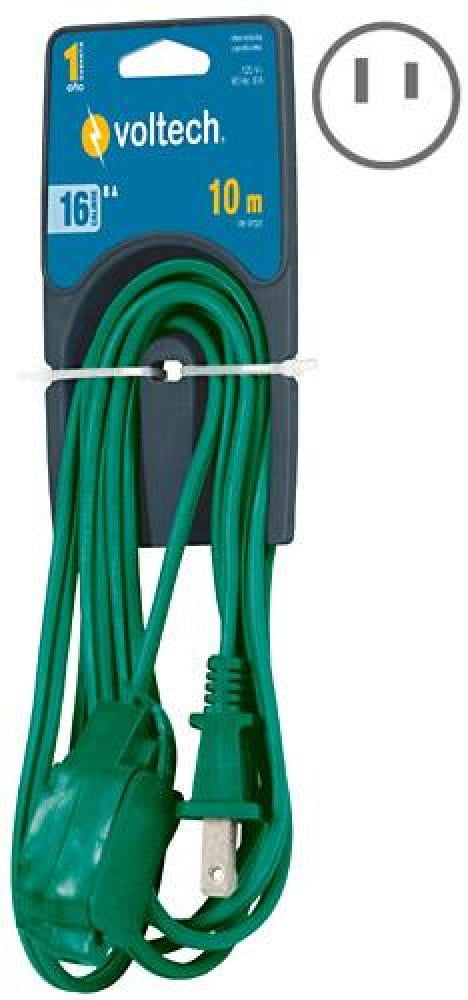 EXTENSION DOMESTICA VOLTECK 48008 ED-3V Verde 3 mt | Walmart en línea