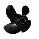 Quicksilver Nemesis 4-Blade Aluminum Propeller, 13.8" Diameter x 13" Pitch, Right Hand Rotation ...