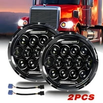 4X LED Headlights For Freightliner FLD120 FLD112 4''x6'' Light Hi/Lo ...