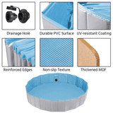 Alden Design 63'' Foldable Pet Swimming Poo for Outdoor, Gray - Walmart.com
