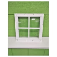 Duo Corp 2020TMUT Double Slider Utility Window, 2 X 2 ft, Solid Vinyl ...