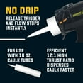 Gen-3 Compact Caulking Gun - No Drip Caulk Gun - Patented Design ...