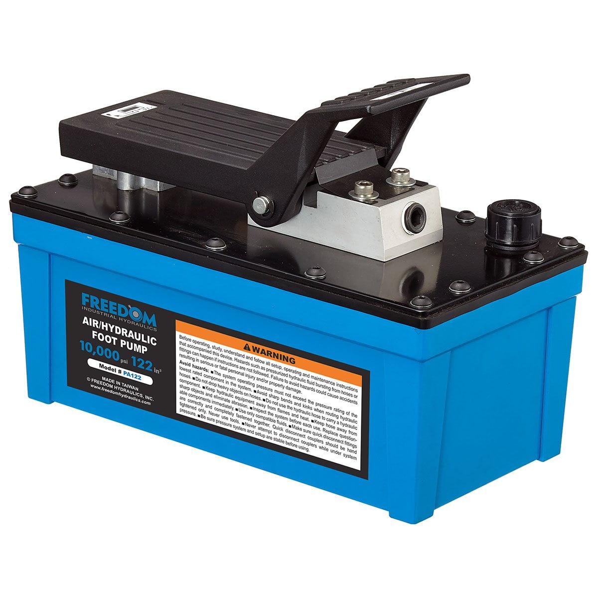 Freedom Hydraulics 122 IN3 10,000 Psi Air Actuated Hyd Treadle Pump ...