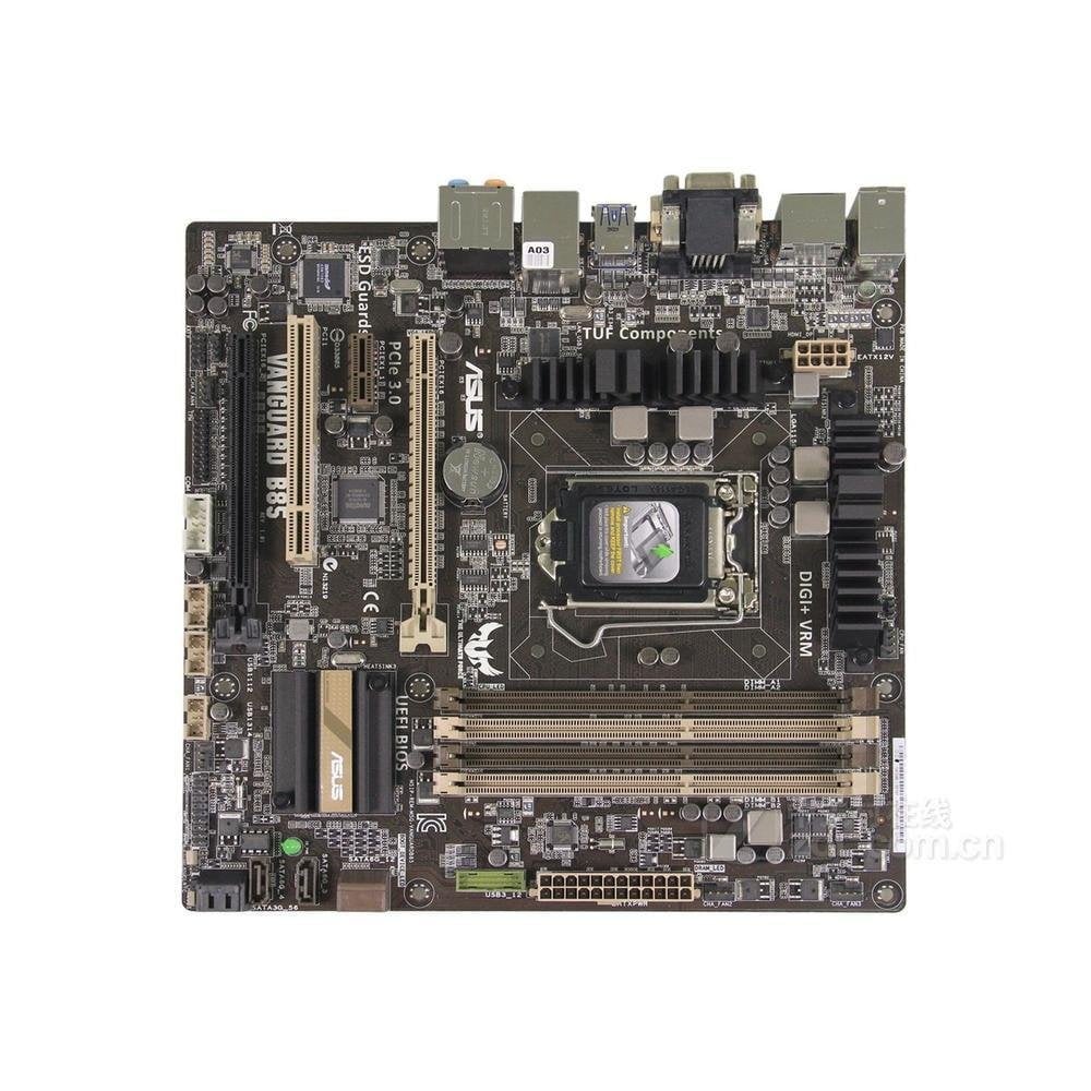 Placa madre ASUS VANGUARD B85 LGA 1150 Intel B85 DDR3 Micro ATX ...