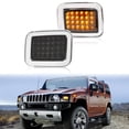 Kojem Smoke Lens LED Turn Signal Lights for 2003-2009 Hummer H2 Base ...