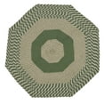 Newport 4' Octagonal Braided Rug - Sage - Walmart.com