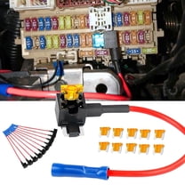 Nilight 12V Car Add-a-Circuit Fuse Adapter with Standard and Mini TAP ...