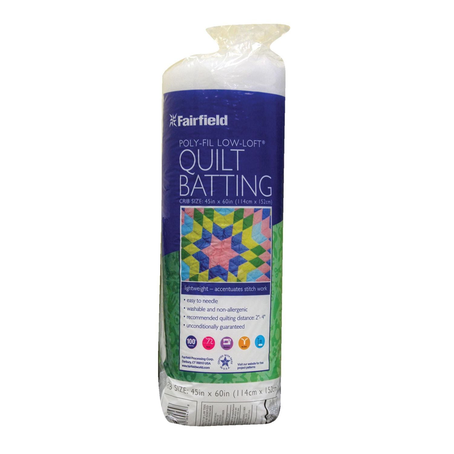 Click here for Fairfield Low-Loft Quilt Batting - Double - 206 X... prices