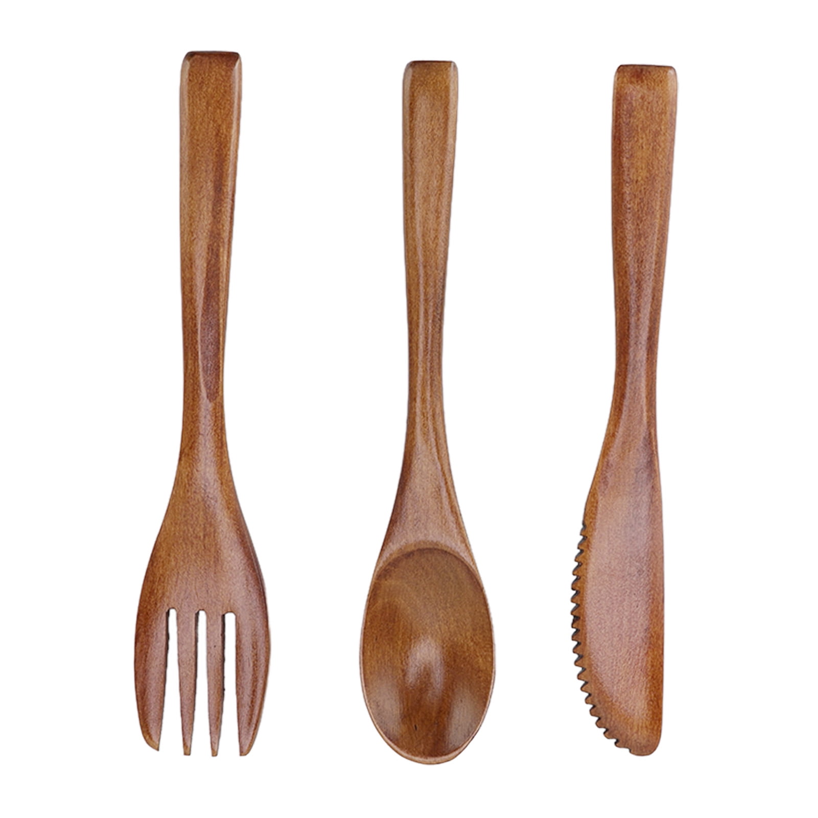 Click here for Estink Wooden Spoon Fork Knife Cutlery  Spoon And... prices