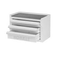Kobalt Mini-Base 11-in W x 7.4-in H x 6.22-in D 3-Drawer White Steel ...