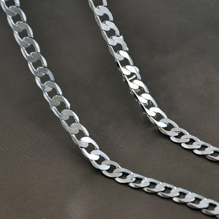 Silver Chains For Men Walmart