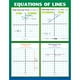 Mcdonald Publishing Graphing: Slope & Linear Equations Posters, Set of ...