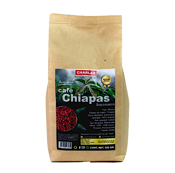 Café Chiapas Soconusco Charlas Café 500 grs Tostado Medio | Walmart en ...