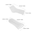 2pcs Uv Socks for Gel Pedicure Lamp - Anti Foot Covers Nail Polish ...