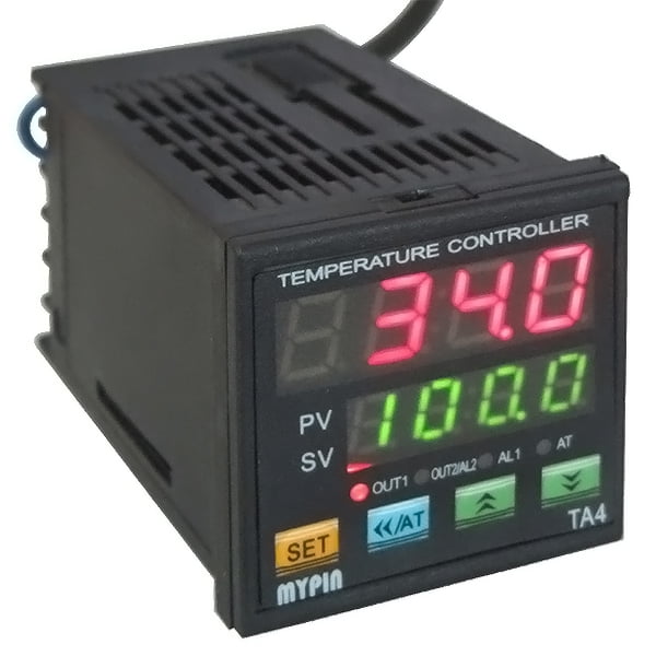 MYPIN TA4-SSR Digital PID Temperature Controller Analogue Output 2 Alarms Relay Thermometer ...