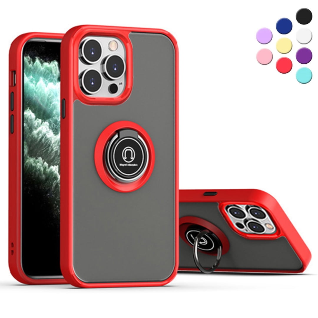 iPhone 13 Pro Protective Ring Standing Case Rotate Ring Stand, Armor ...