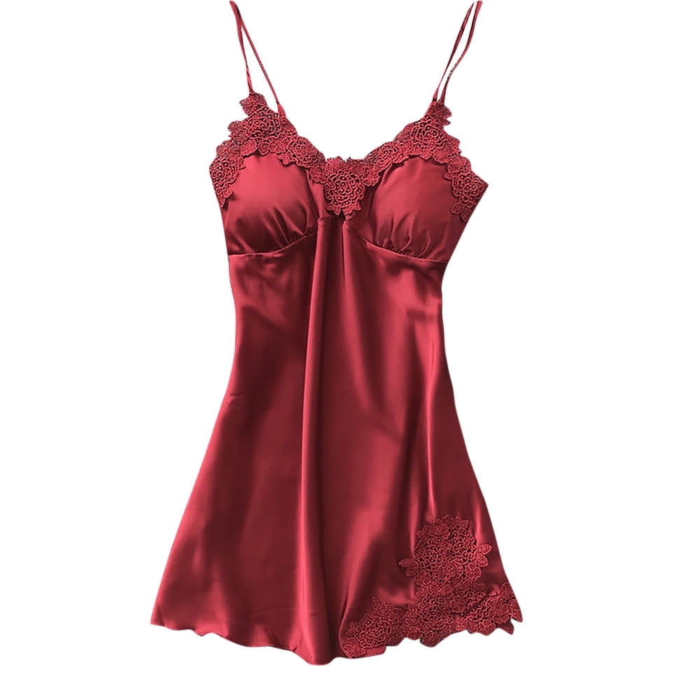 Click here for Wzxfashion Women Sexy Lace Pad Lingerie Nightwear... prices
