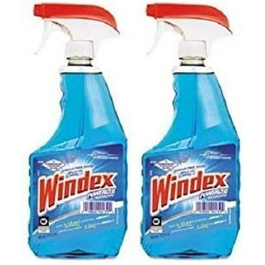Windex Original Blue Glass and Window Cleaner Bundle - Includes a 23 fl ...