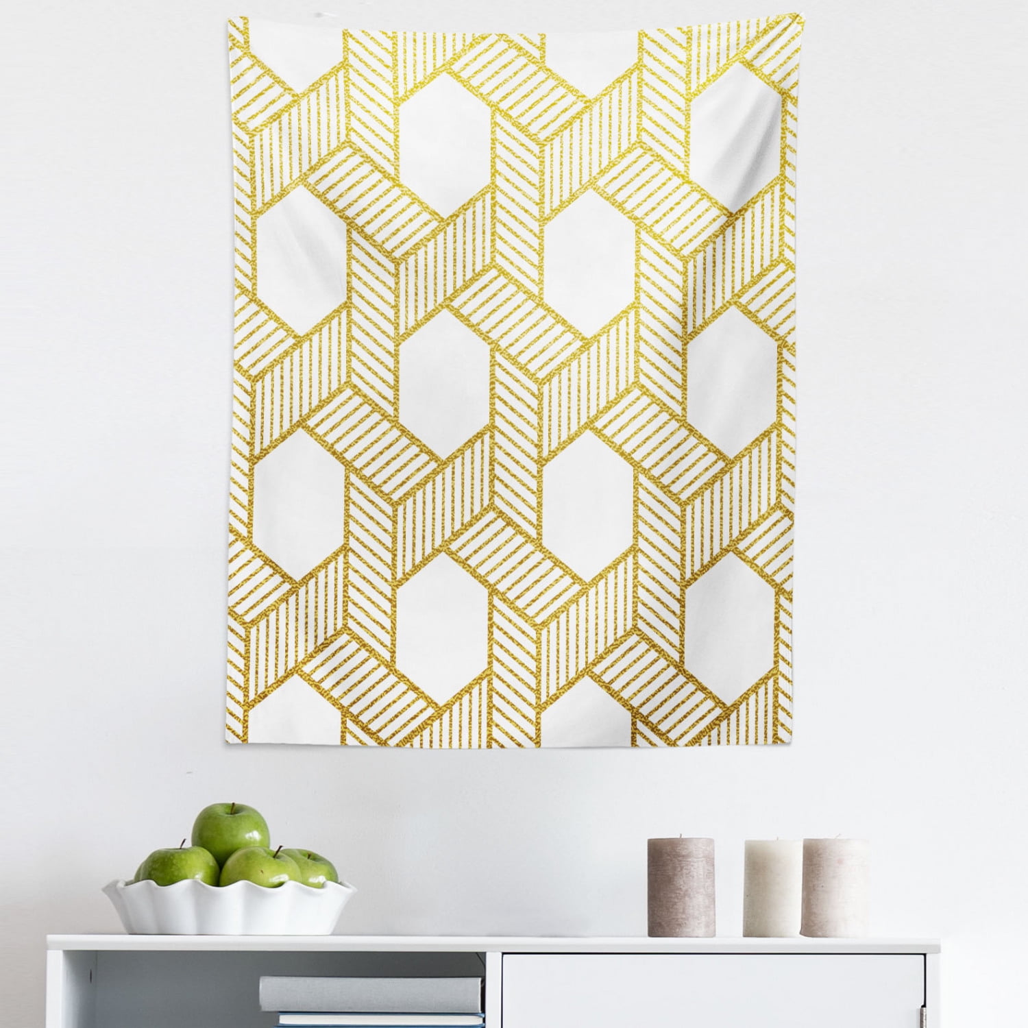Geometric Tapestry, Entangled Stripes with Diagonal Lines Forming ...