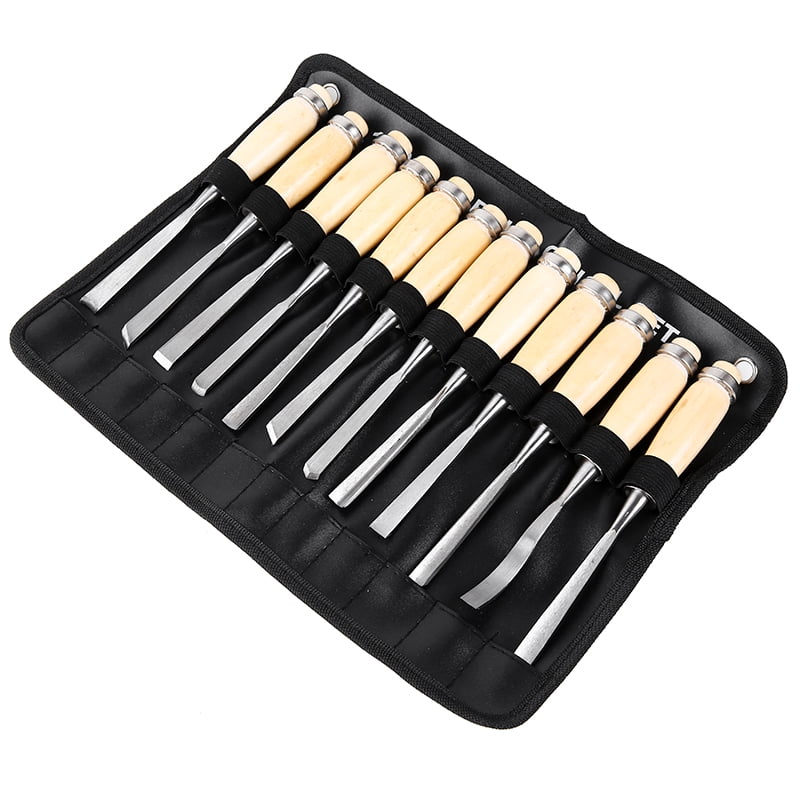 Generic 12 Piece Wood Carving Hand Chisel Tool Set - Walmart.com
