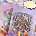 11 piece mini 3D sticker collection book with various house scene ...