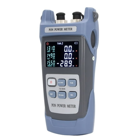 Optical Power Meter, 10 Data Storage Handheld Fiber Optic Power Tester ...